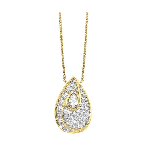 14kt Yellow Gold Diamond 34ctw Necklace