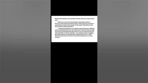 The 3ls Of Empowerment Activity 1 Speech English Master Activities Youtube