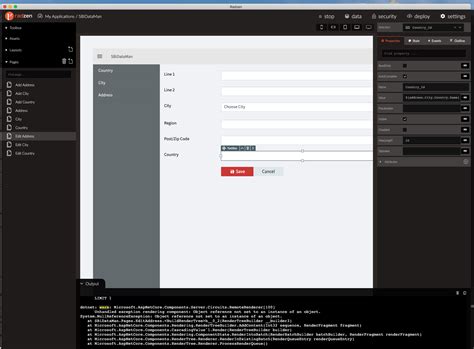 have an edit form textbox populated from 2 levels deep blazor server