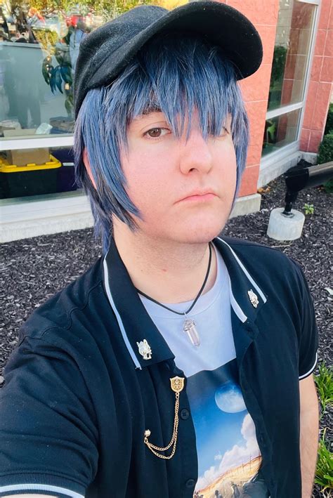 Noctis Cosplay In A Car