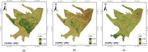 Correlations Between Ndvi And Meteorological Elements A Download