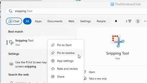 Windows 10 Cannot Pin Snipping Tool To The Taskbar