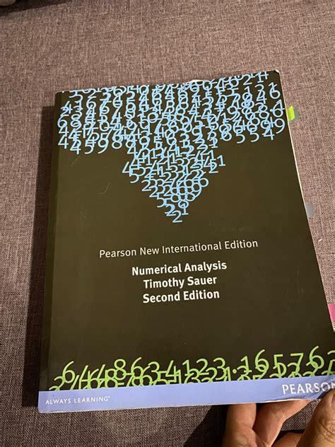 Numerical Analysis Tinithy Sauer Hobbies And Toys Books And Magazines