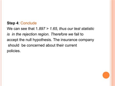 Hypothesis Testing Examples On Z Test PPTX Physics Science