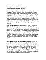 CYBR 420 40 Week 4 Assignment Docx CYBR 420 40 Week 4 Course Hero