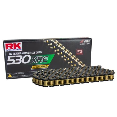 Rk Japan（アールケー・ジャパン） ★アールケー・ジャパン Rkチェーン 530xre 120l Edblackgold ブラック