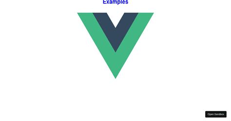 Vue Examples Codesandbox