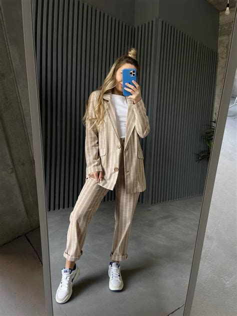 Костюм льон жакет штани — ціна 1000 грн у каталозі Брючні костюми Купити жіночі речі за