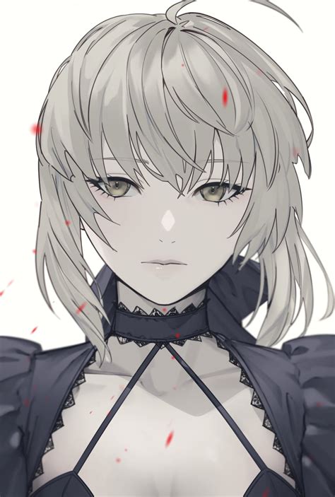 Artoria Pendragon And Saber Alter Fate And 2 More Drawn By 15melon