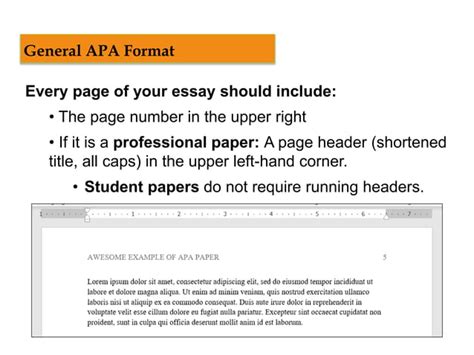 Apa 7th Edition Formatting And Style Guide Ppt Educational Assessment Education