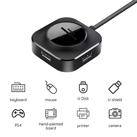 COTEetCI Universal 4 In 1 Type C To USB Card Reader Hub Gadget Track BD