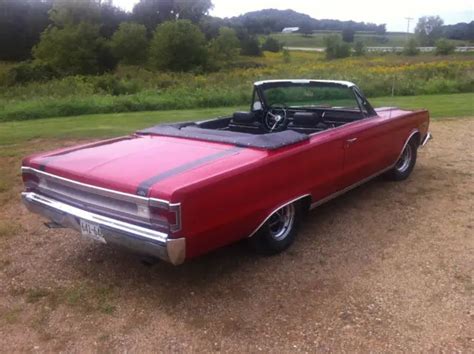 1967 Plymouth Gtx Convertible All Original Survivor 440 4 Speed One