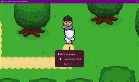 speech balloons example project by nathan hoad