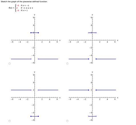 solved sketch the graph of the piecewise defined function