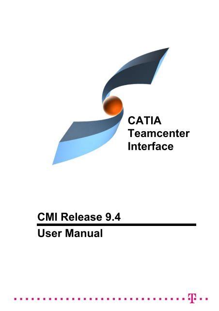 Cmi Release 94 User Manual Catia Teamcenter Interface