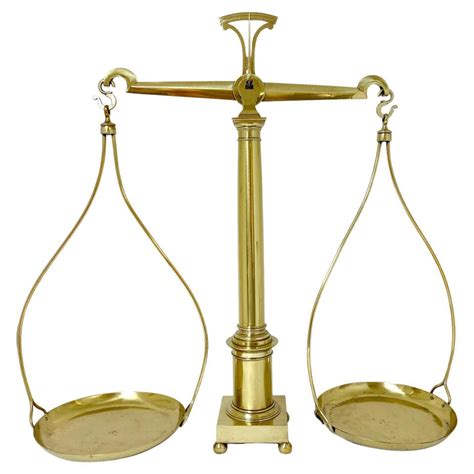 Beautiful Antique Brass Scale For Sale At 1stdibs Antique Brass