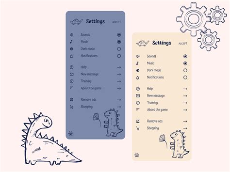 Daily UI Day 7 Settings By Veronika On Dribbble