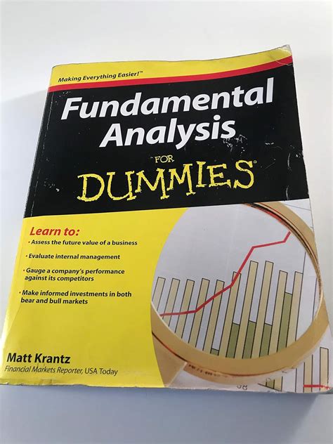 Fundamental Analysis For Dummies Krantz Matt 9780470506455 Books