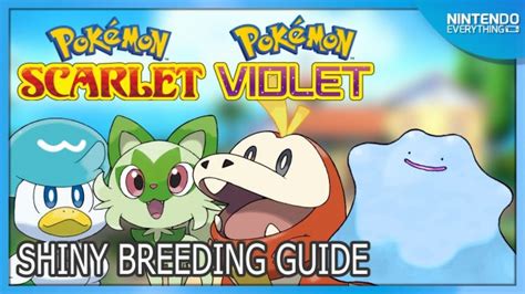 Pokemon Scarlet and Violet Shiny breeding guide