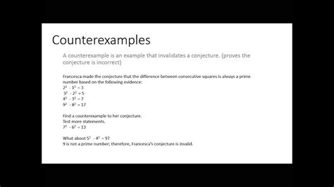 1 2 and 1 3 exploring the validity of conjectures and finding a