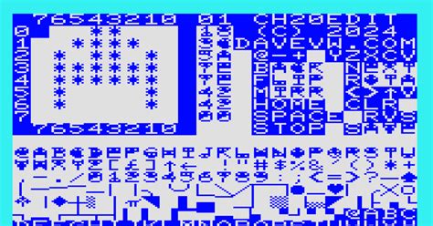 Tech With Dave Edit Programmable Characters On Vic 20 And C64