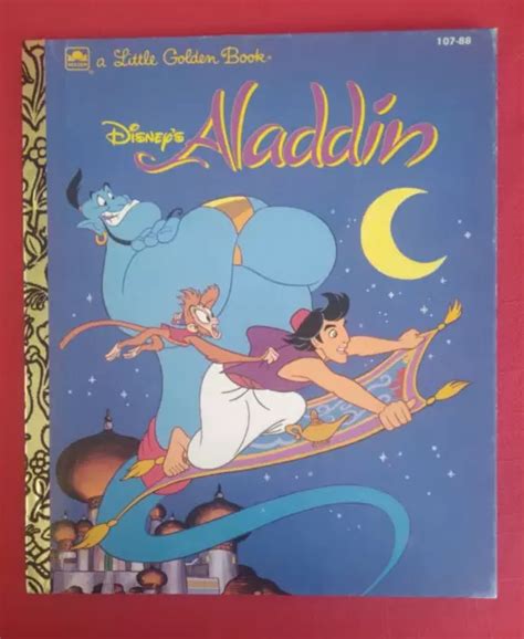 Disneys Aladdin Little Golden Book 1st Editon 1992 Mint Condition £403 Picclick Uk