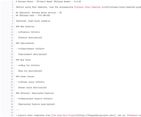 Pair Gitlab And The Good Docs Project Template To Improve Release Notes