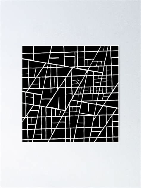 Nolli Map Poster For Sale By Liaelden33 Redbubble