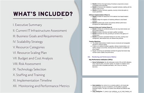 Digital Marketing Agency It Resource Scaling Plan Template In Word Pdf