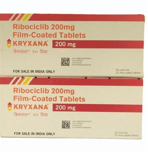 Ribociclib 200mg Tablets At ₹ 23625 Box Ribociclib Tablet In Mumbai Id 2850887203448