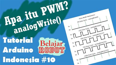 apa itu pwm analogwrite tutorial arduino indonesia 11 youtube