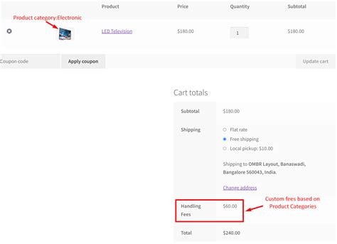 How To Add A Handling Fee For Specific Product Categories In