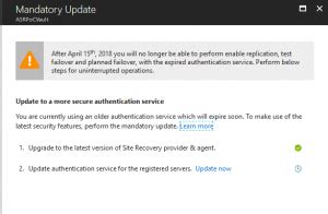 Azure Site Recovery Setup Errors Faultbucket