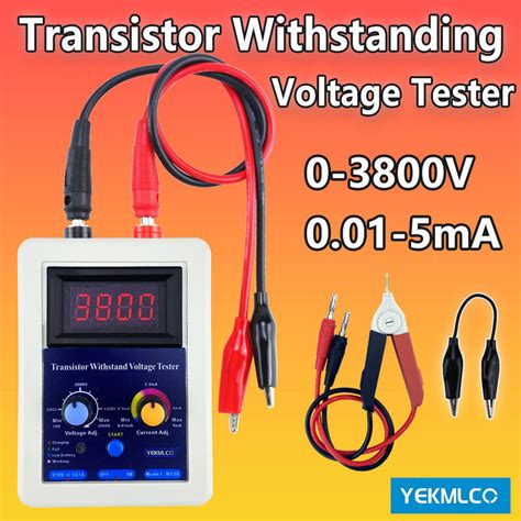 Igbt 트랜지스터 전압 테스터 다이오드 Mos 트라이오드 Mov Led 전압 용량 내전압 테스터 0 3800v