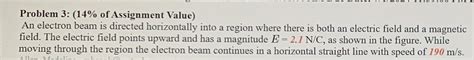solved problem 3 14 ﻿of assignment value an electron beam