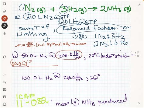 SOLVED In The Haber Process Nitrogen Reacts With Hydrogen To Produce Ammonia N G H G
