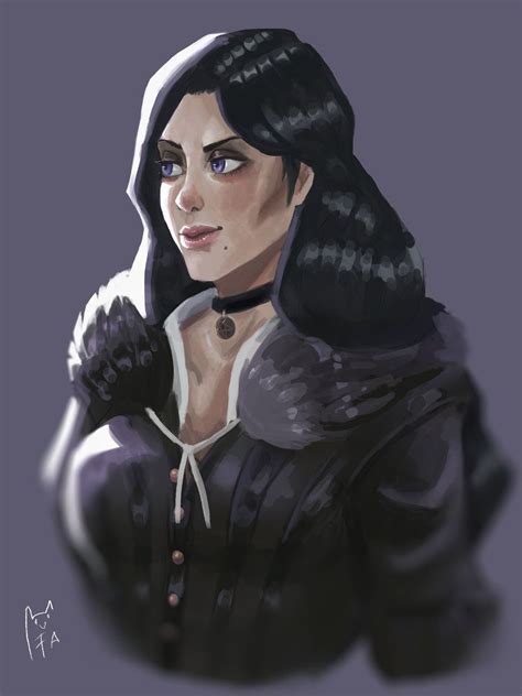 Yennefer Vengerberg Witcher By Furutaart Yennefer Of Vengerberg Ciri
