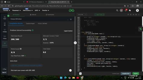 Gfgstreak2024 Dsa Gfg160days Problemsolving Codingchallenge