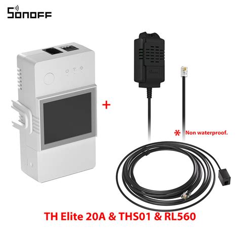 SONOFF TH Elite With THS Sensor Set Smart Temperature And Humidity Monitoring Switch WiFi