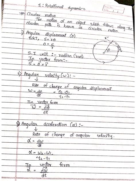 rotational dynamics pdf