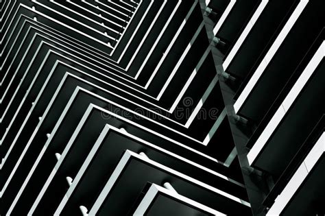 Abstract Perspective Of Modern Architectural Design With Geometric