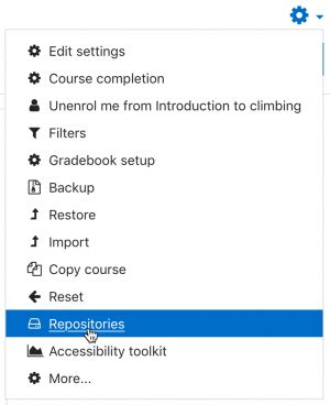 File System Repository MoodleDocs