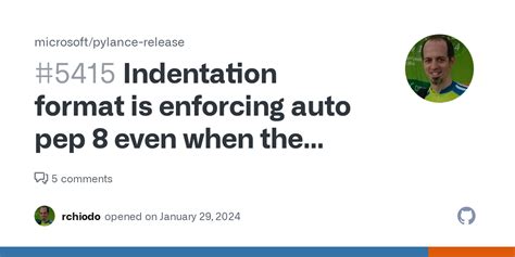 Indentation Format Is Enforcing Auto Pep 8 Even When The Previous Line