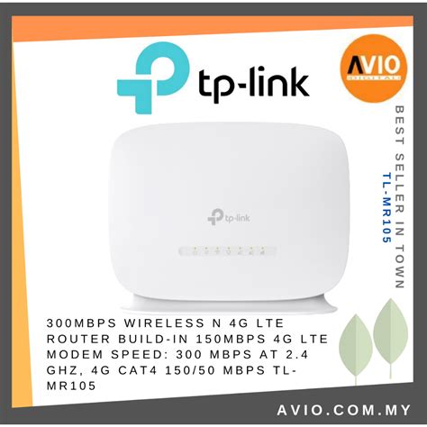 Tp Link Tplink Mbps Wireless N G Lte Router Build In Mbps G Lte Modem X Antenna Tl