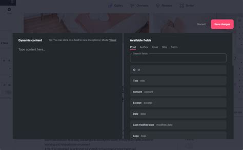 dynamic tags introduction