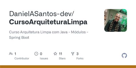 GitHub DanielASantos dev CursoArquiteturaLimpa Curso Arquitetura Limpa Java Módulos