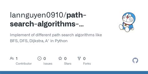 Github Lannguyen0910path Search Algorithms Python Implement Of