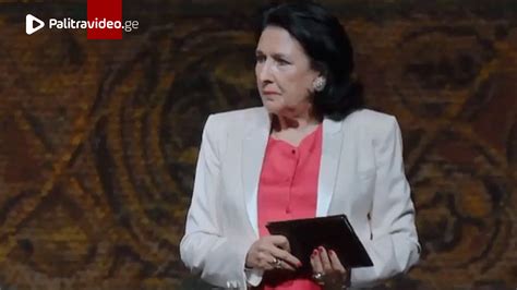 ვწუხვარ 9 აპრილს მიწევს იმის დაცვა რომ ჩვენი ერთადერთი და უალტერნატივო მომავალი ევროპაა აბა