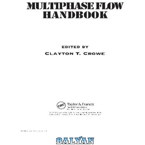 خرید و قیمت دانلود کتاب Multiphase Flow Handbook ترب