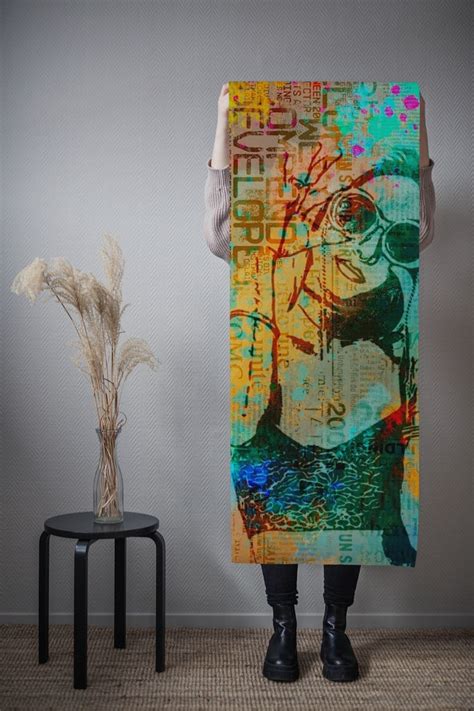 Street Art Girl Wallpaper Happywall